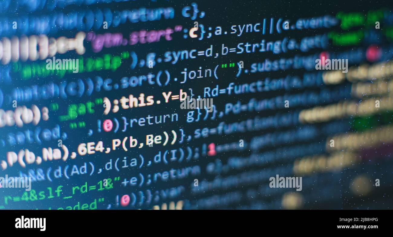 Database Bits Access Stream Visualisation Php Language And Coding Function Developer Stock