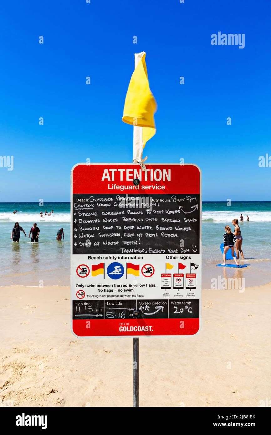 Safety at seaside hi-res stock photography and images - Alamy