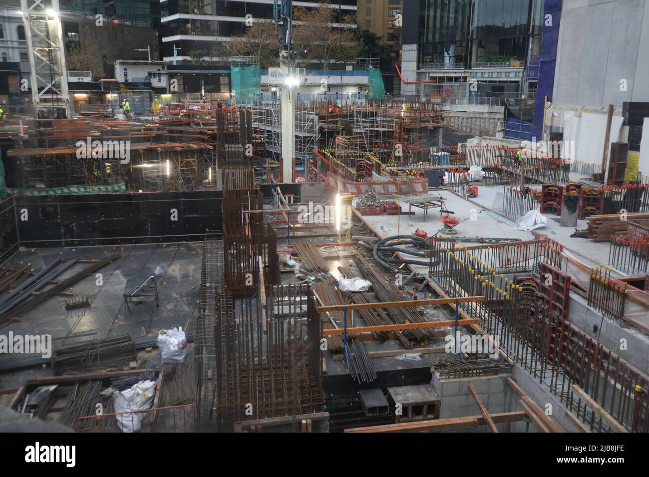 Construction of One Circular Quay is underway in Sydney, Australia ...