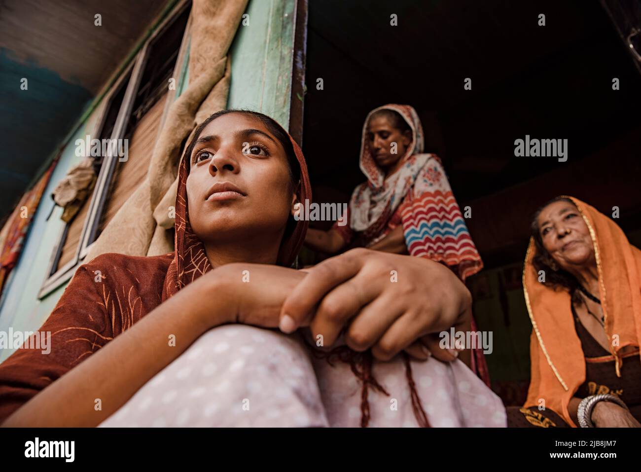 Sad indian women hi-res stock photography and images - Alamy
