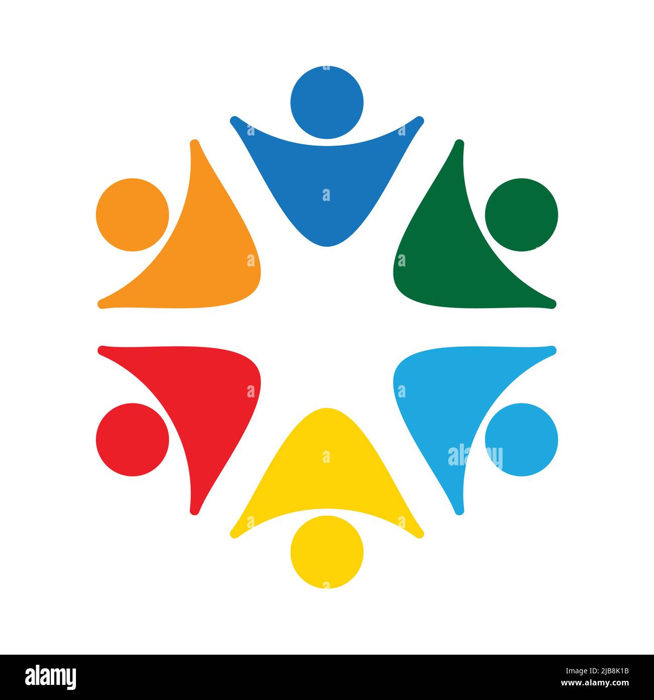 Group people in a circle.Teamwork meeting.people are meeting in the ...