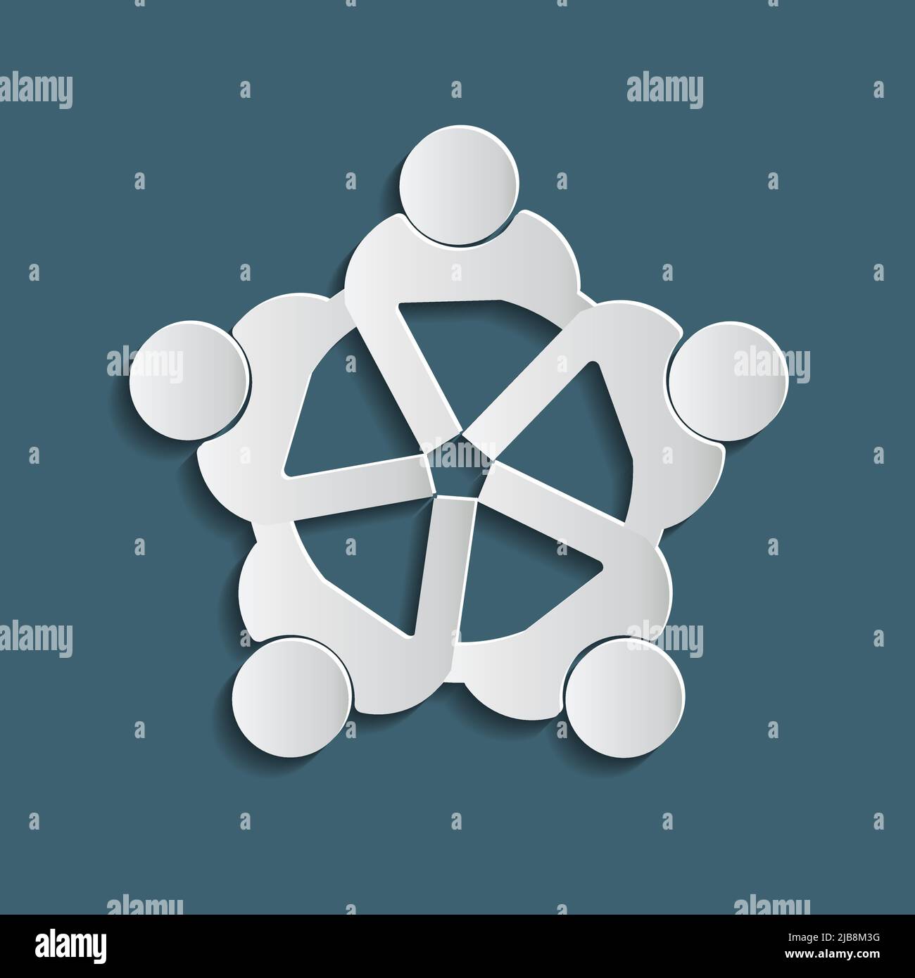 Group hug support people Stock Vector Images - Alamy