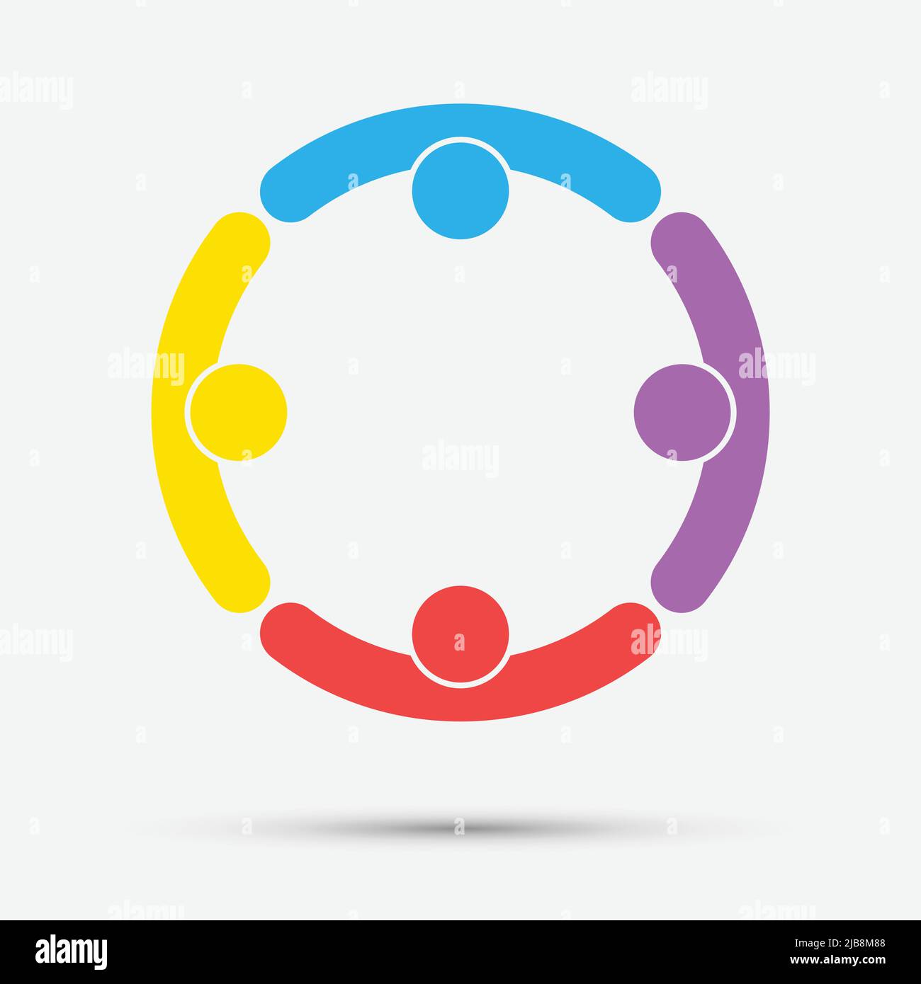 Four creative people business Stock Vector Images - Alamy