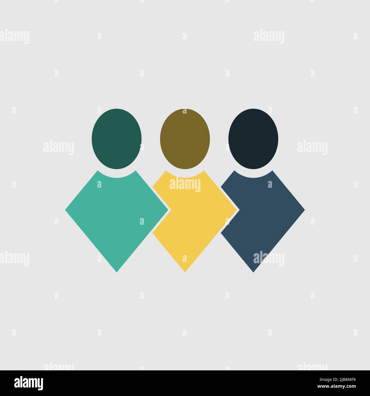 Group people logo,Teamwork icon.vector illustrator Stock Vector Image ...