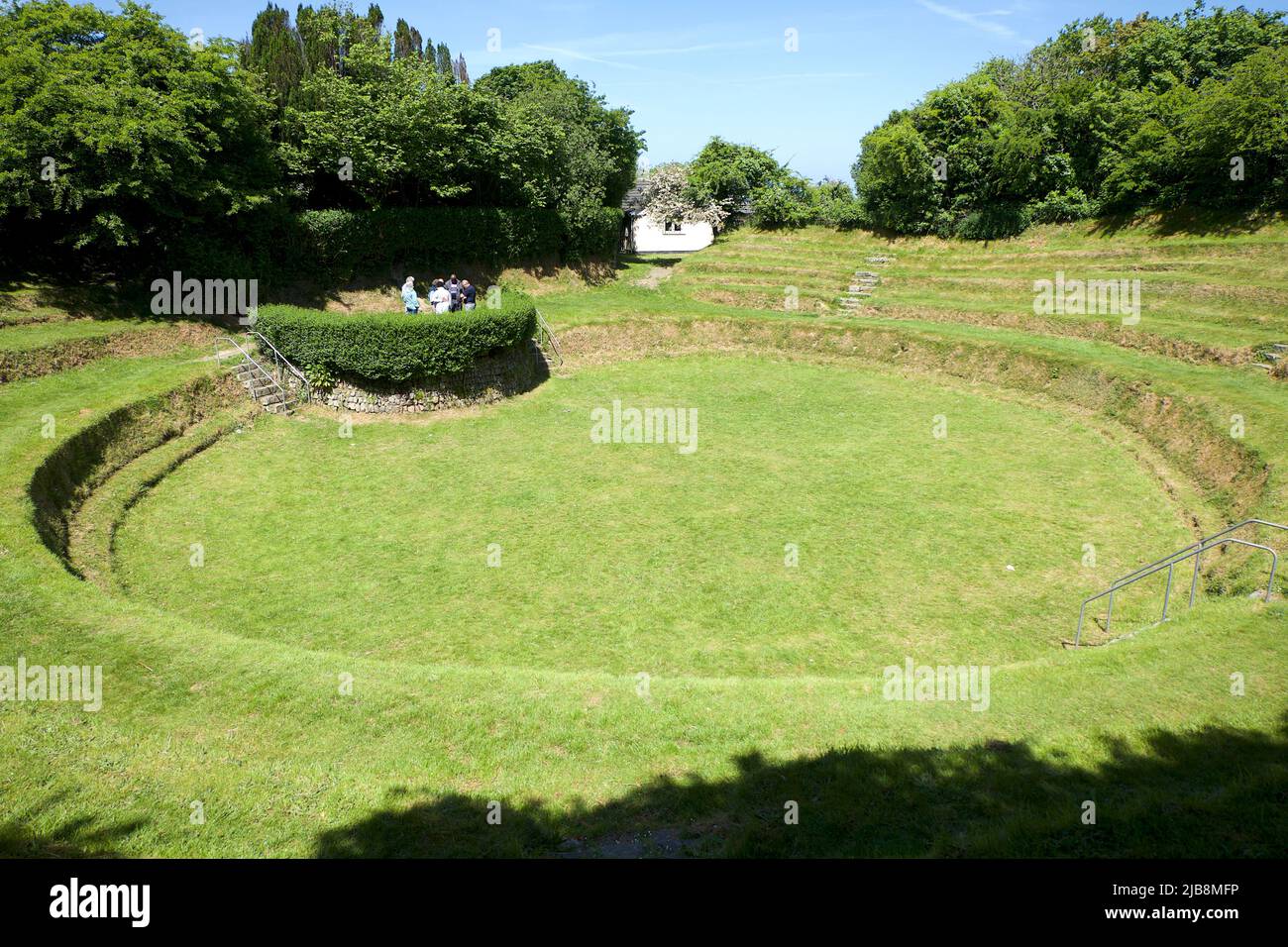 Methodist preaching circle Indian Queens Cornwall England UK Stock ...