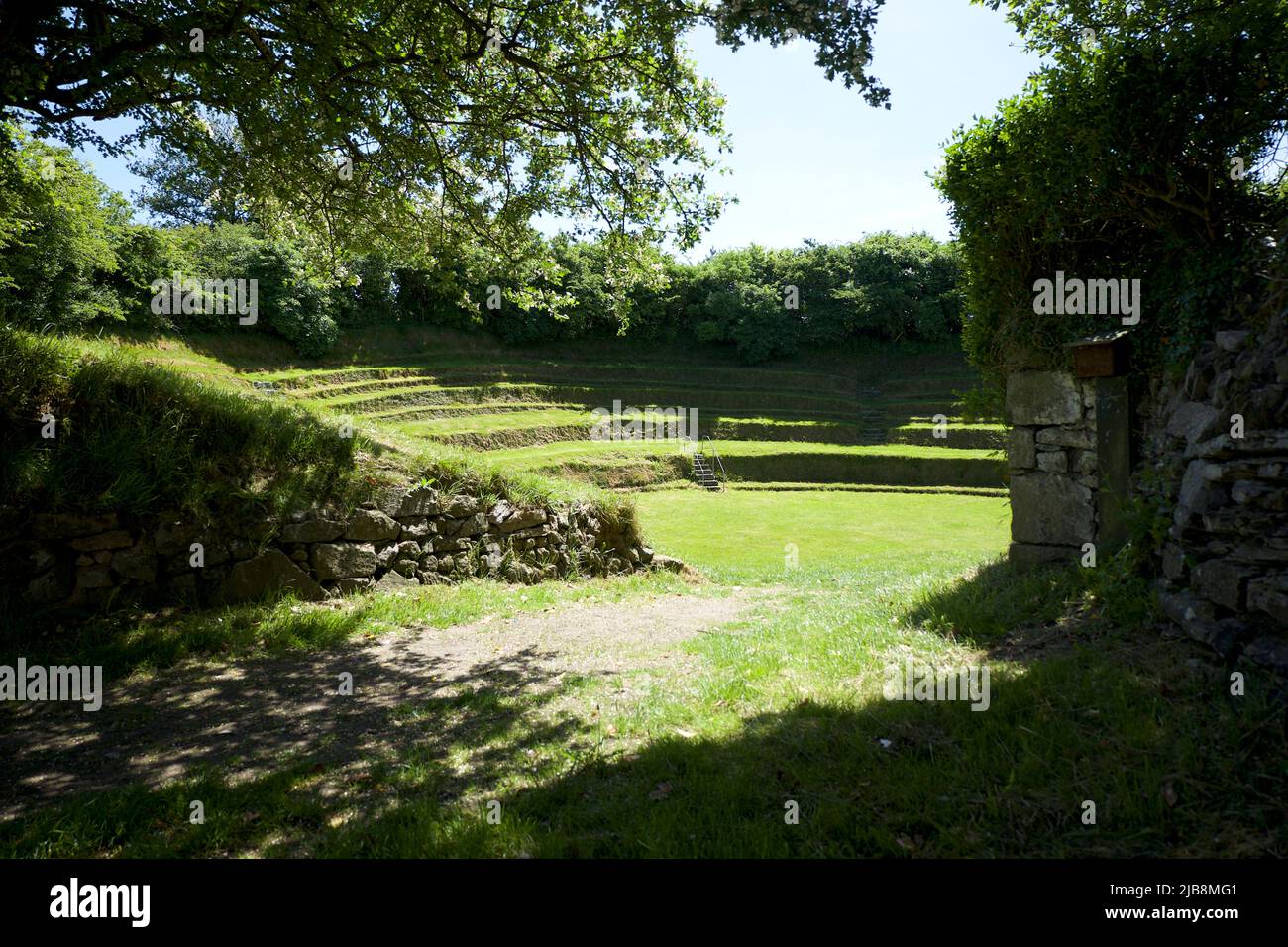 Methodist preaching circle Indian Queens Cornwall England UK Stock ...