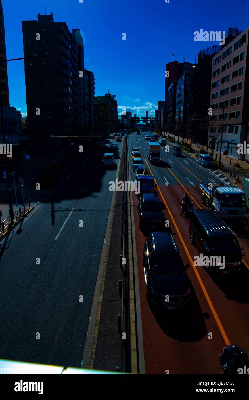 City street at the downtown in Tokyo daytime Stock Photo - Alamy
