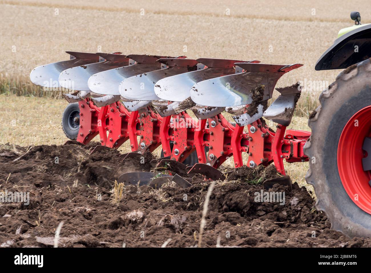 Wheat field protection against fire Stock Photo - Alamy