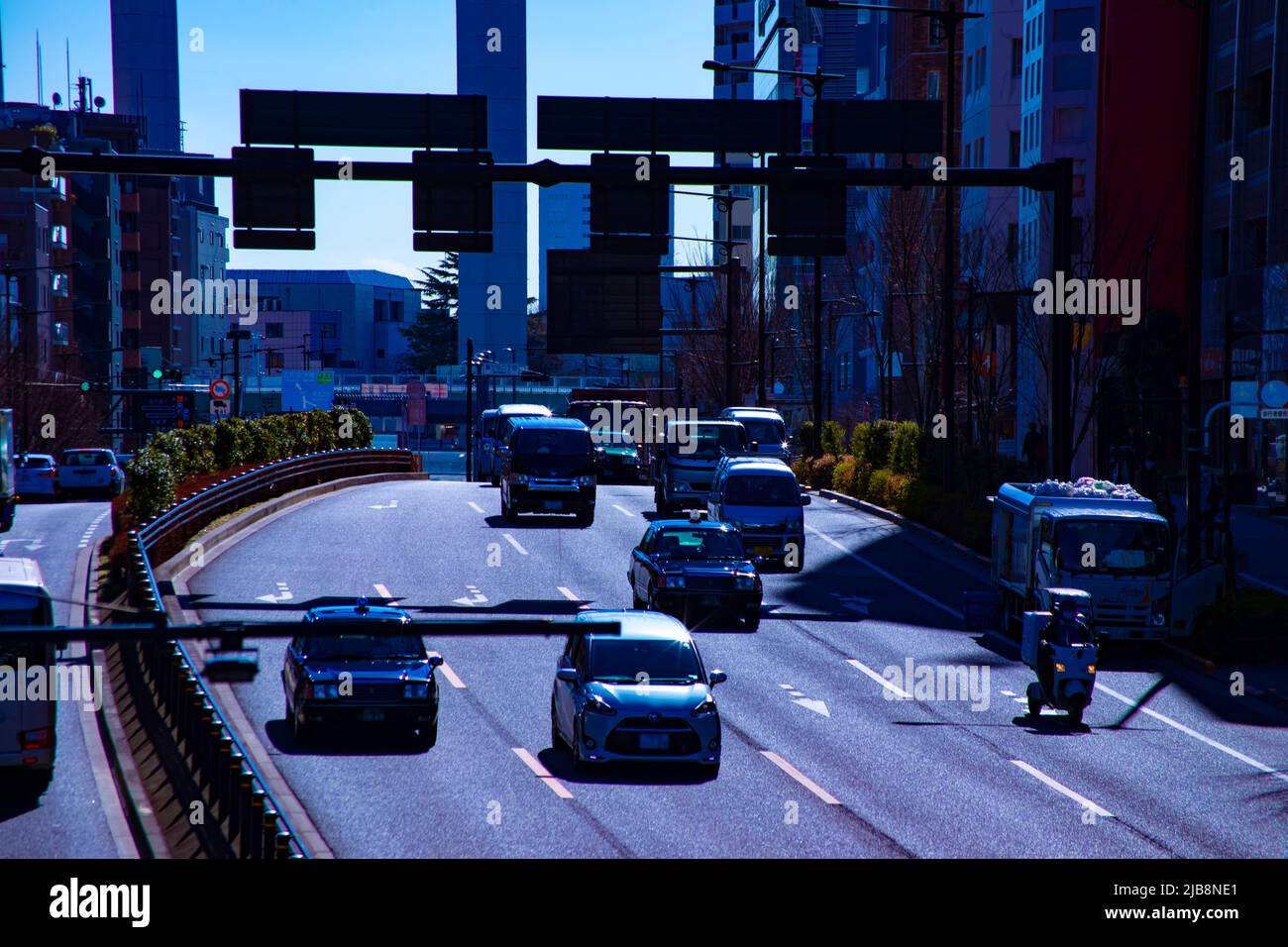 City street at the downtown in Tokyo daytime Stock Photo - Alamy