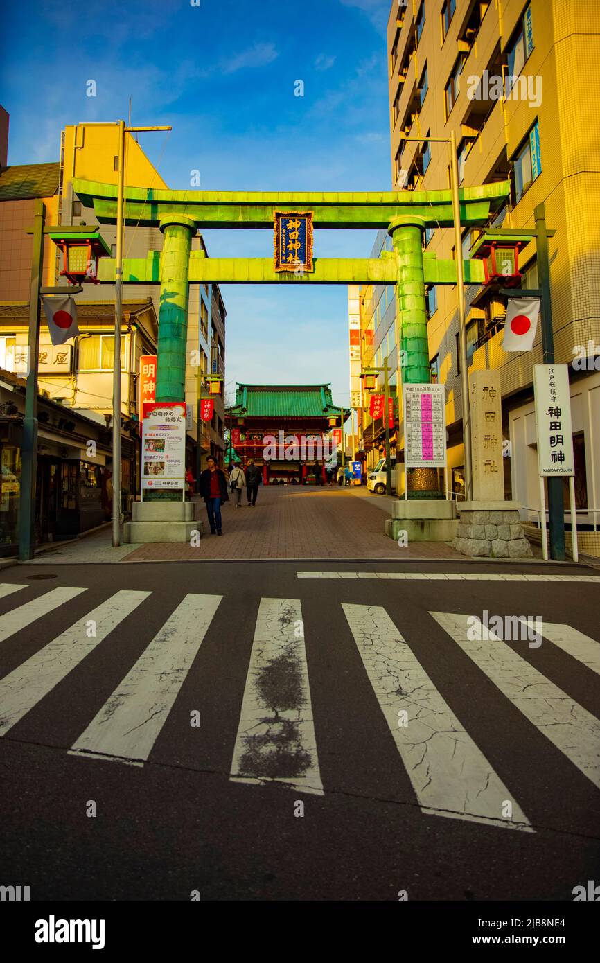 Big religious gate kanda myojin hi-res stock photography and images - Alamy