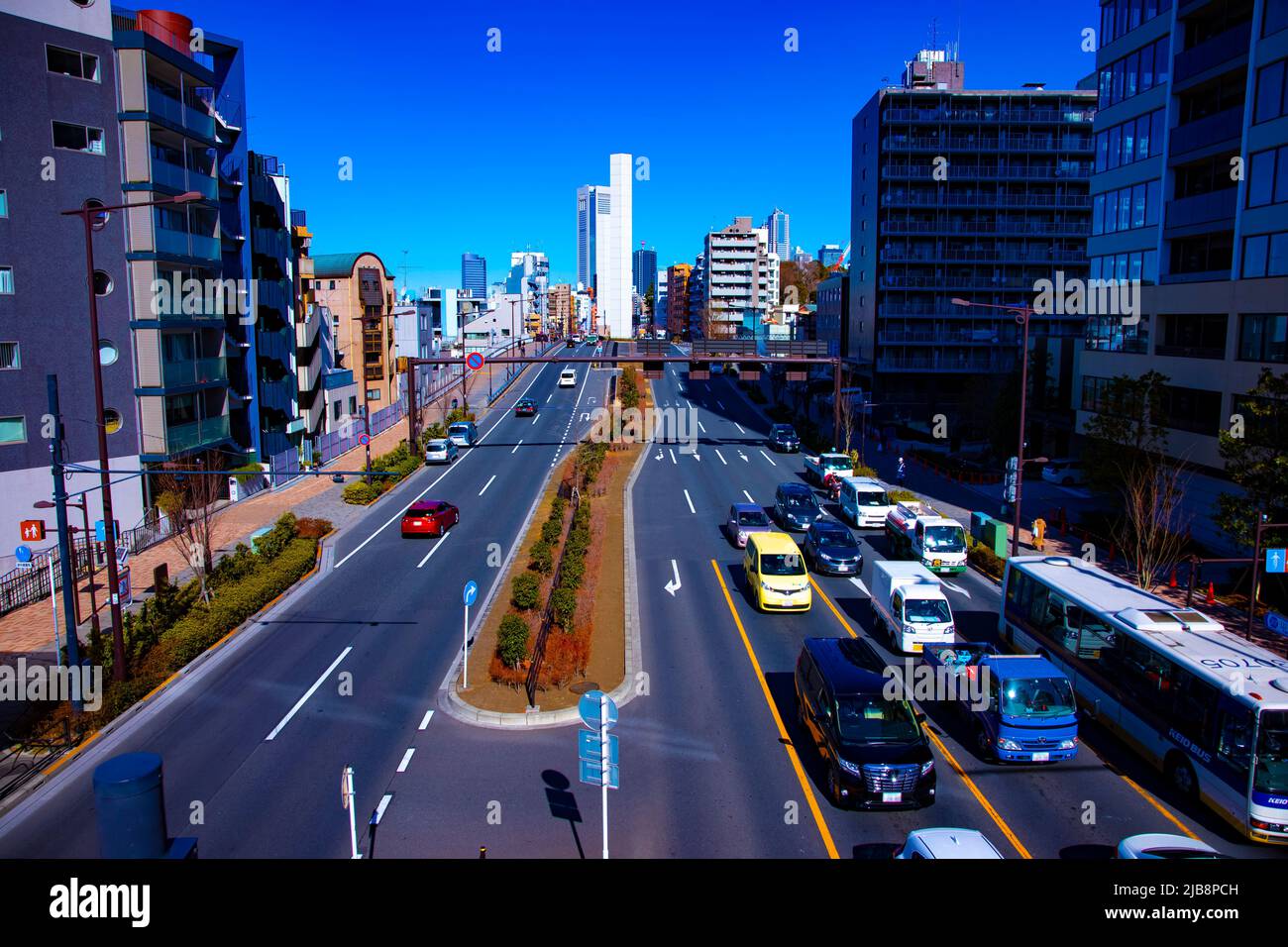 City street at the downtown in Tokyo daytime Stock Photo - Alamy