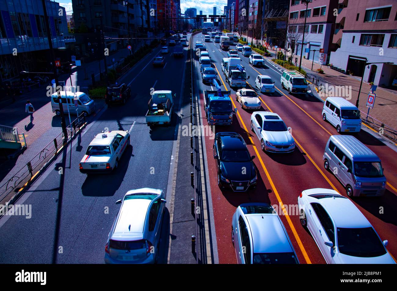 City street at the downtown in Tokyo daytime Stock Photo - Alamy