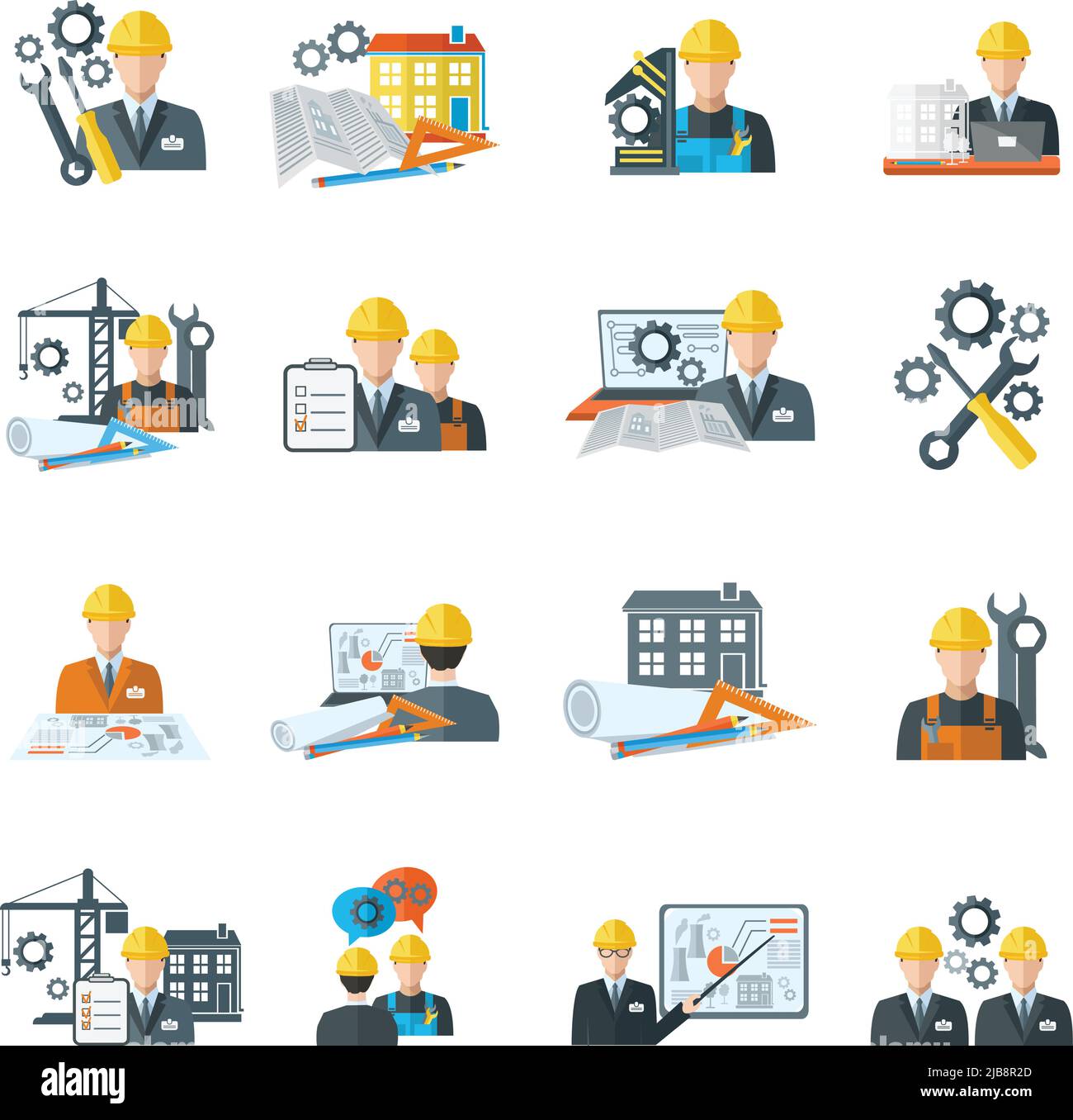 Engineer construction equipment machine operator managing and ...