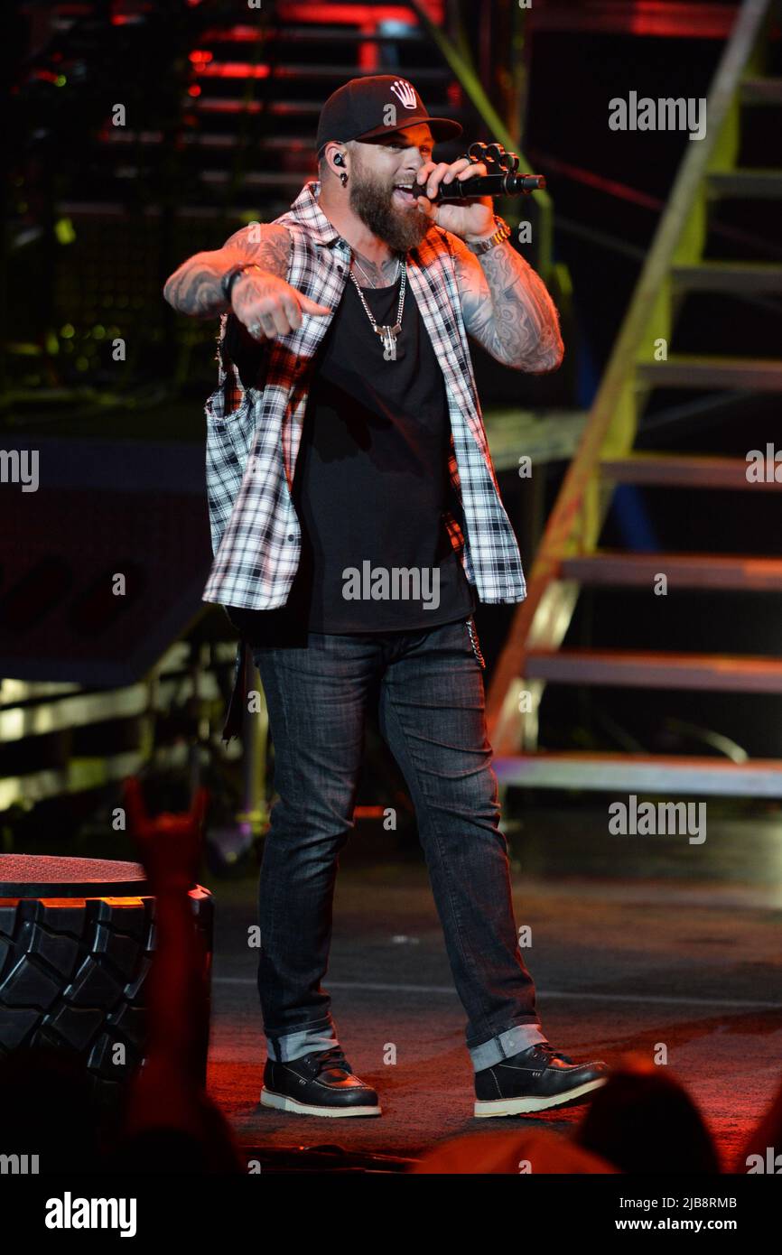 Hollywood FL, USA. 03rd June, 2022. Brantley Gilbert Band performs ...