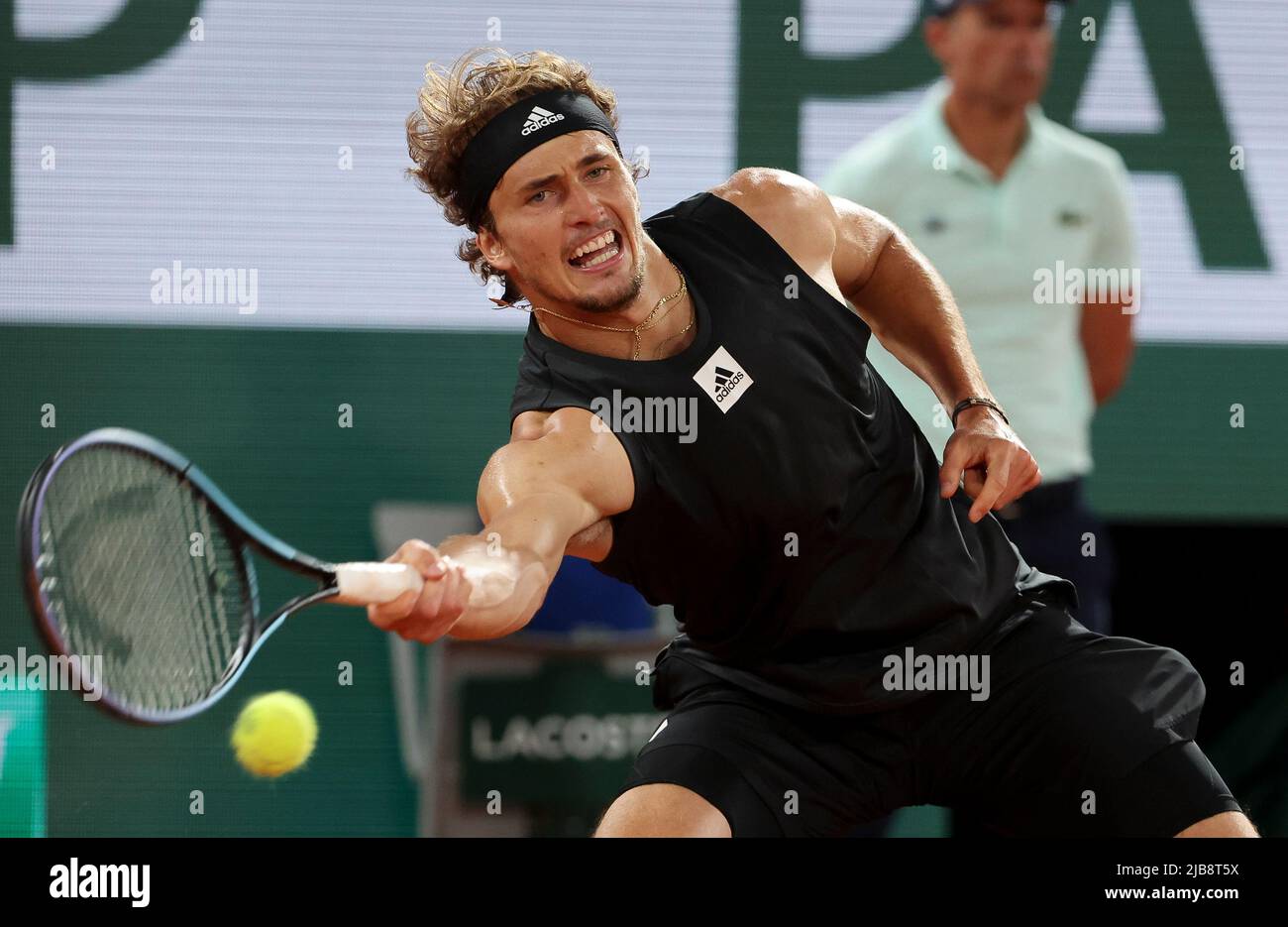 Paris, France. 03rd June, 2022. Alexander Zverev of Germany during day 13 of Roland-Garros 2022 ...