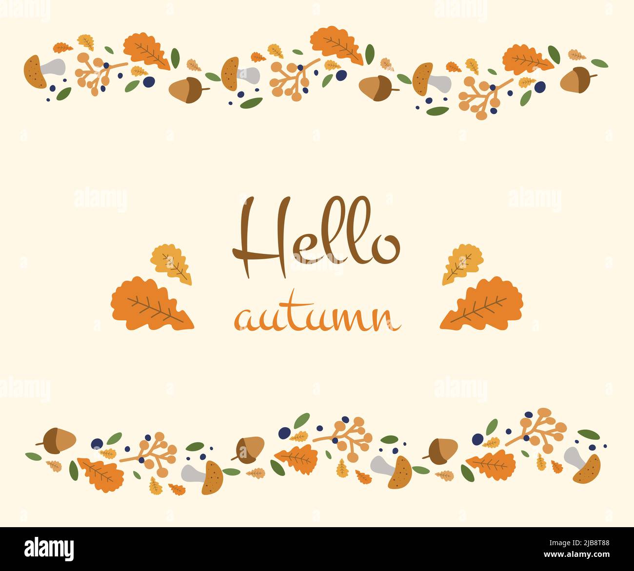 Autumn vector illustration Stock Vector Image & Art - Alamy