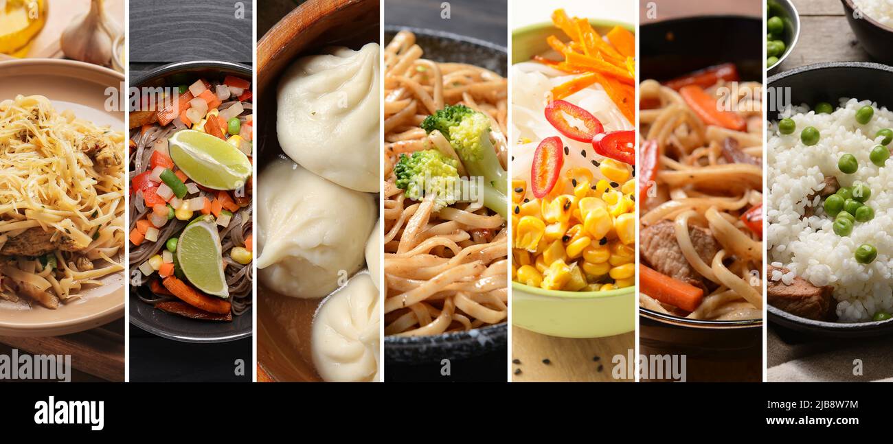 Set of traditional Chinese food, closeup Stock Photo - Alamy