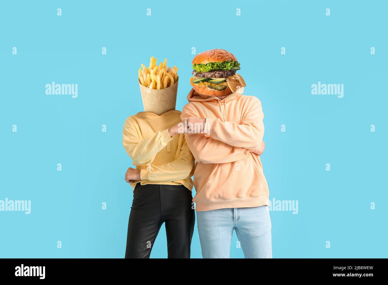 Man and bumping head hi-res stock photography and images - Alamy