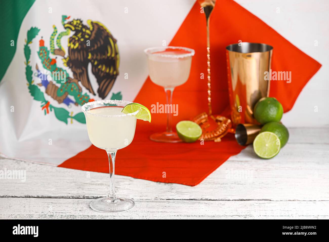 Mexican cocktail flag hi-res stock photography and images - Alamy