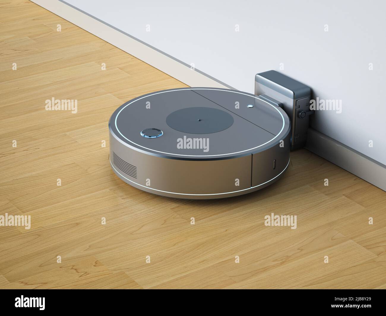 Robotic vacuum cleaner sweeper charging hi-res stock photography and ...