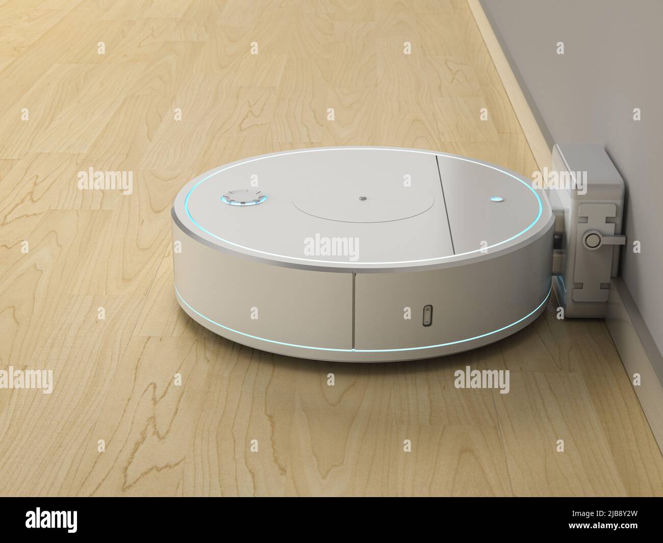 Robotic vacuum cleaner sweeper charging hi-res stock photography and ...