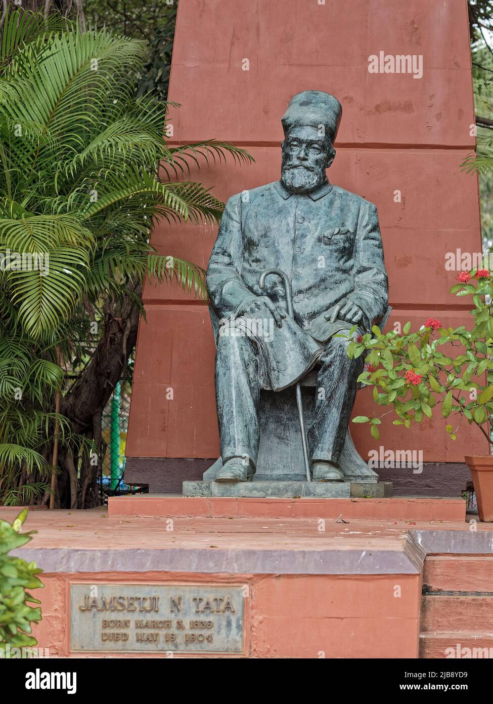 02 12 2020 Statue of Jamsetji Nusserwanji Tata an Indian pioneer ...