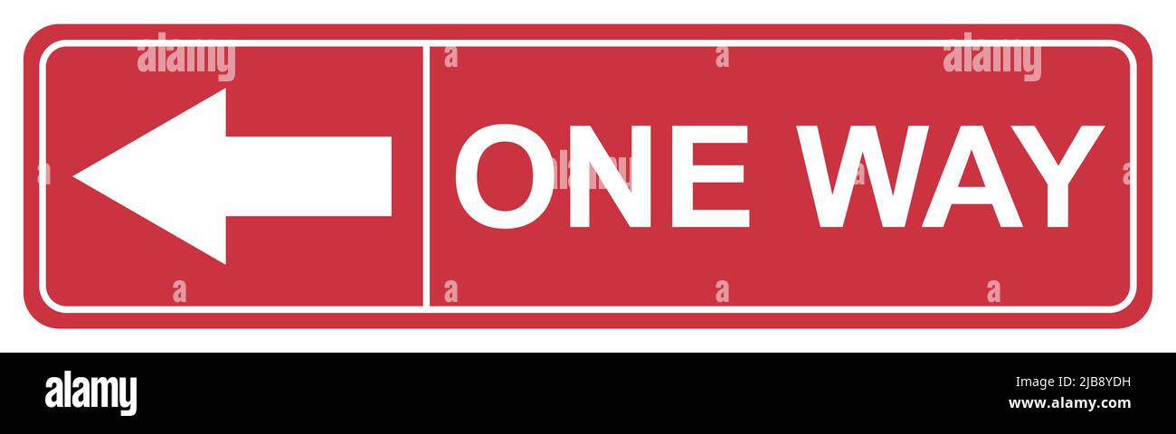 One way caution icon, safety health button, covid virus warning vector ...