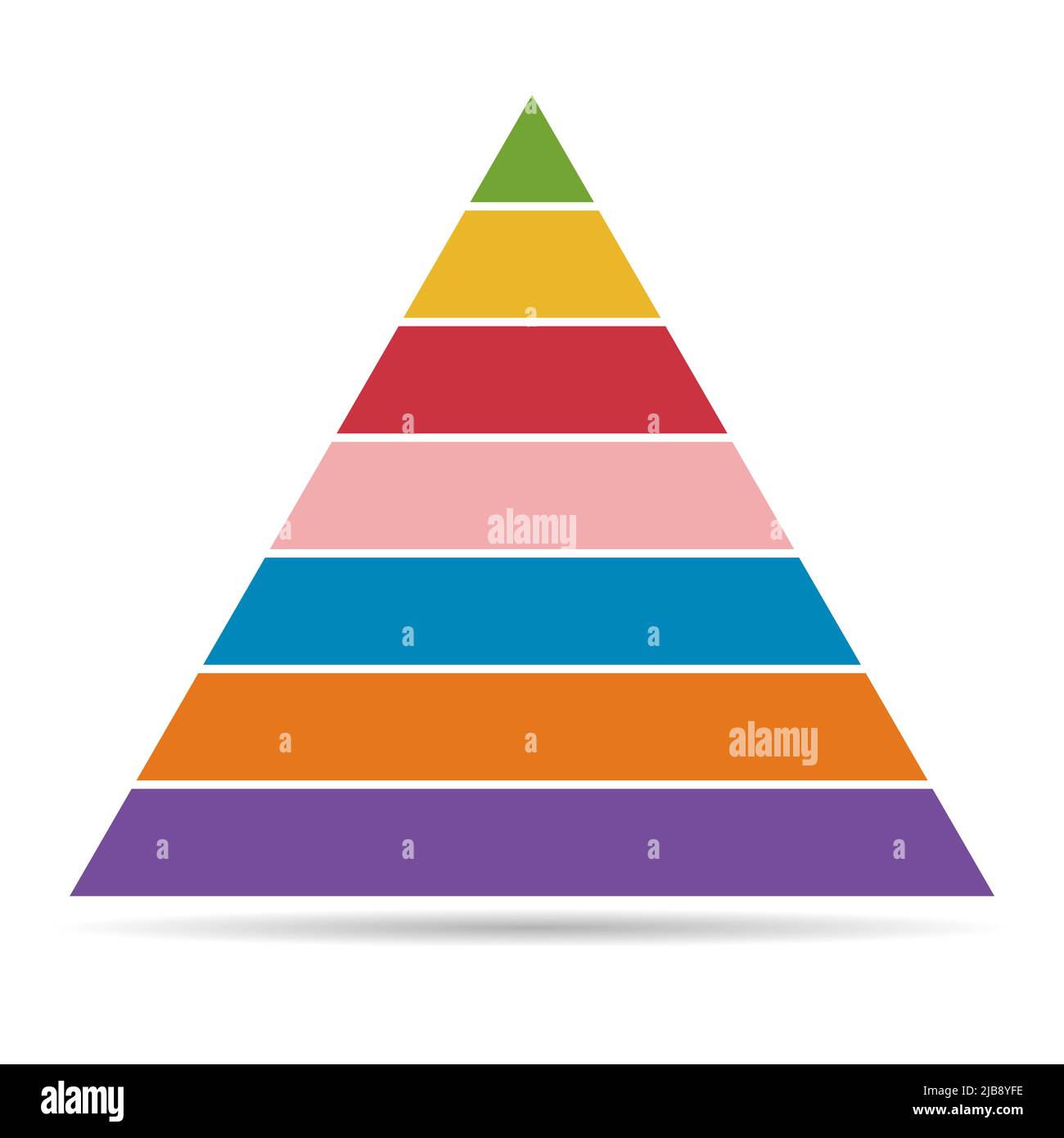 Pyramid infographic chart layout shadow, info modern concept step ...