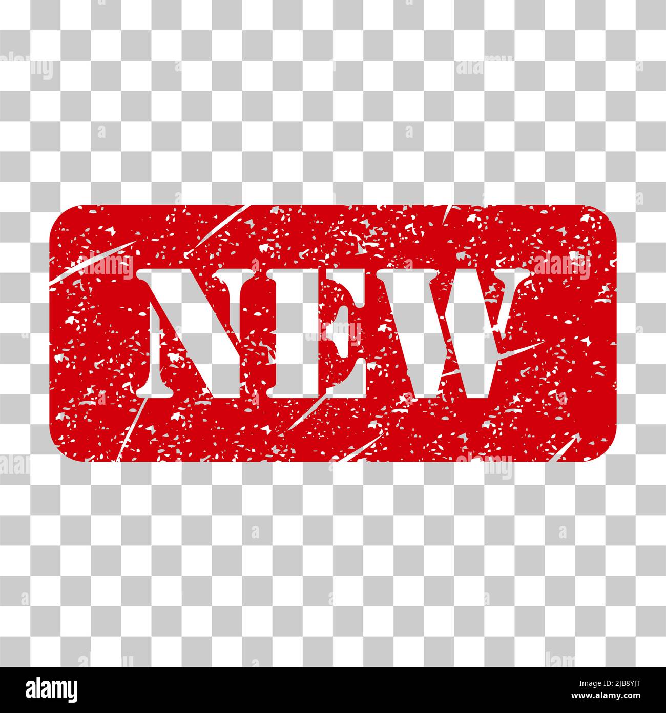 New stamp symbol, label sticker sign button, text banner vector ...