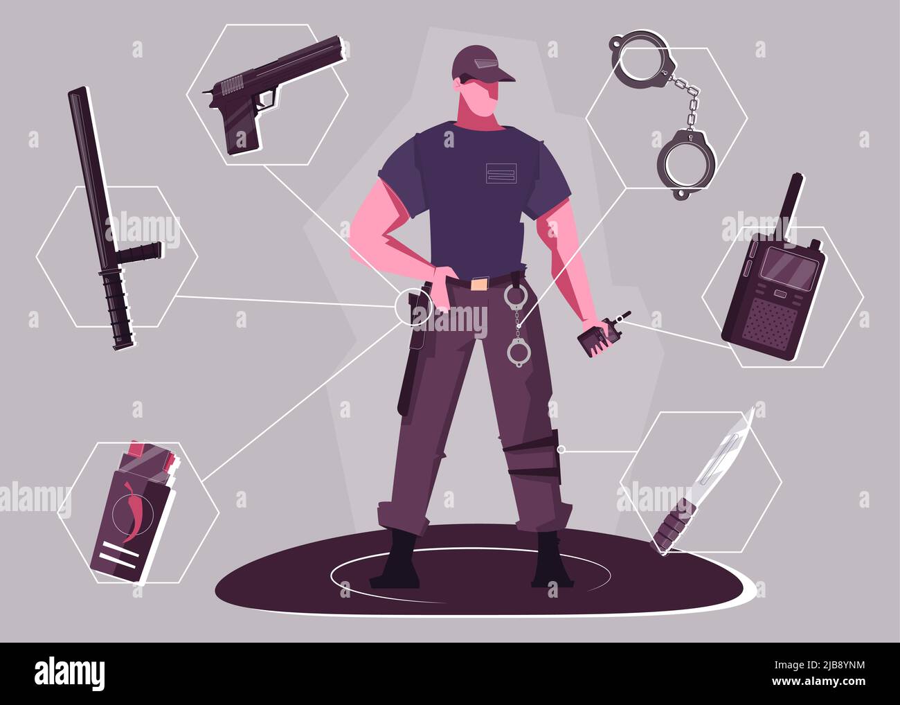 Position of strength concept Stock Vector Images - Alamy