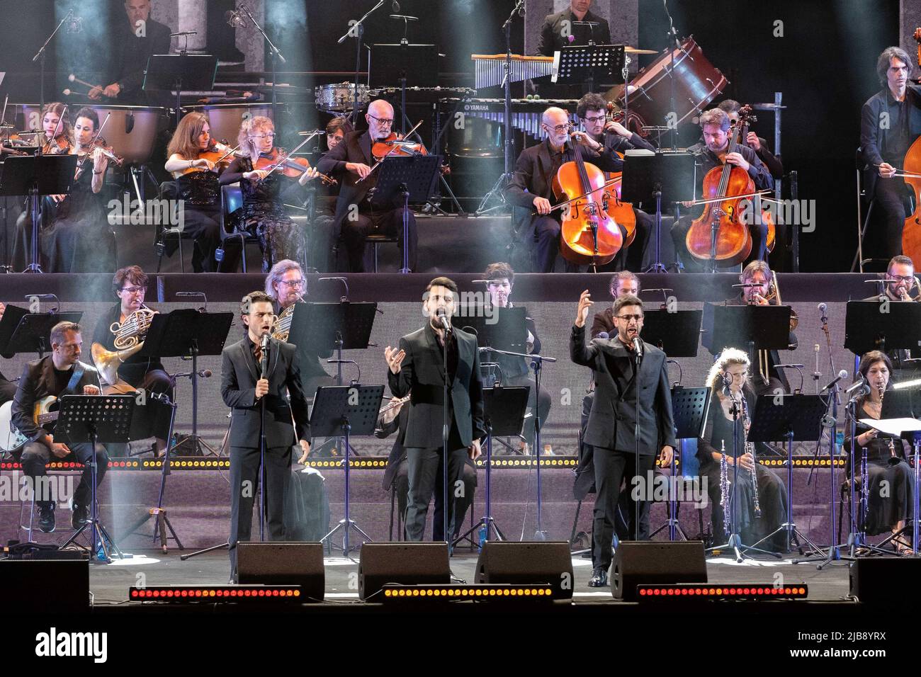 Il Volo during the Italian singer Music Concert IL VOLO - The best of ...