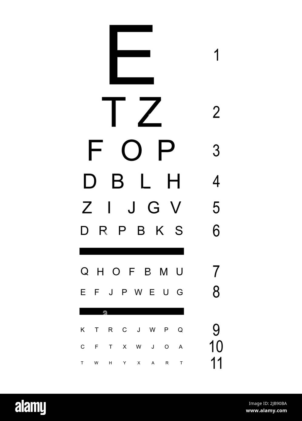 Test visual measure icon, optical chart letter symbol, optometrist ...