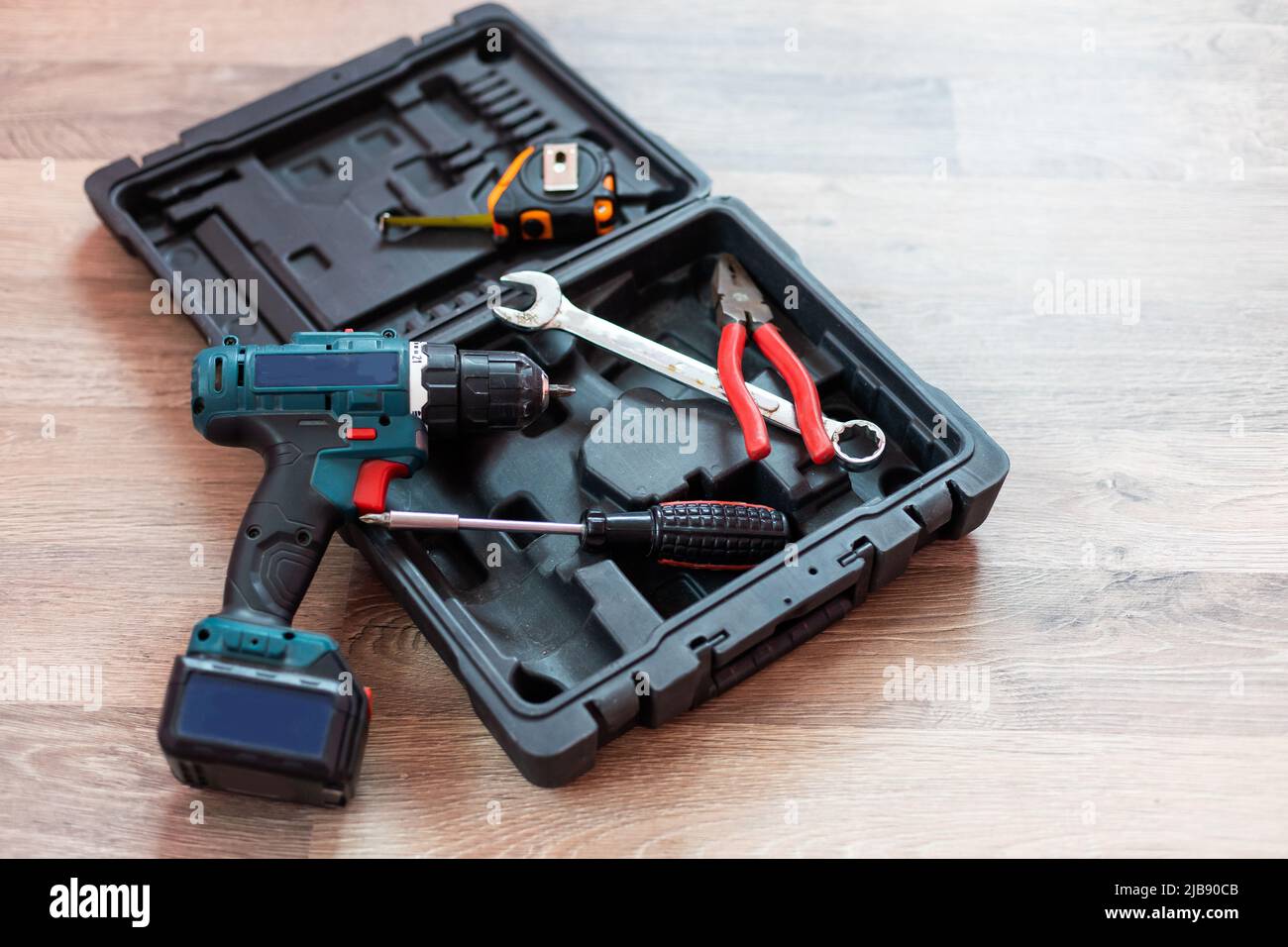 Tool Suitcase. Mechanic Concept. tool box Stock Photo - Alamy