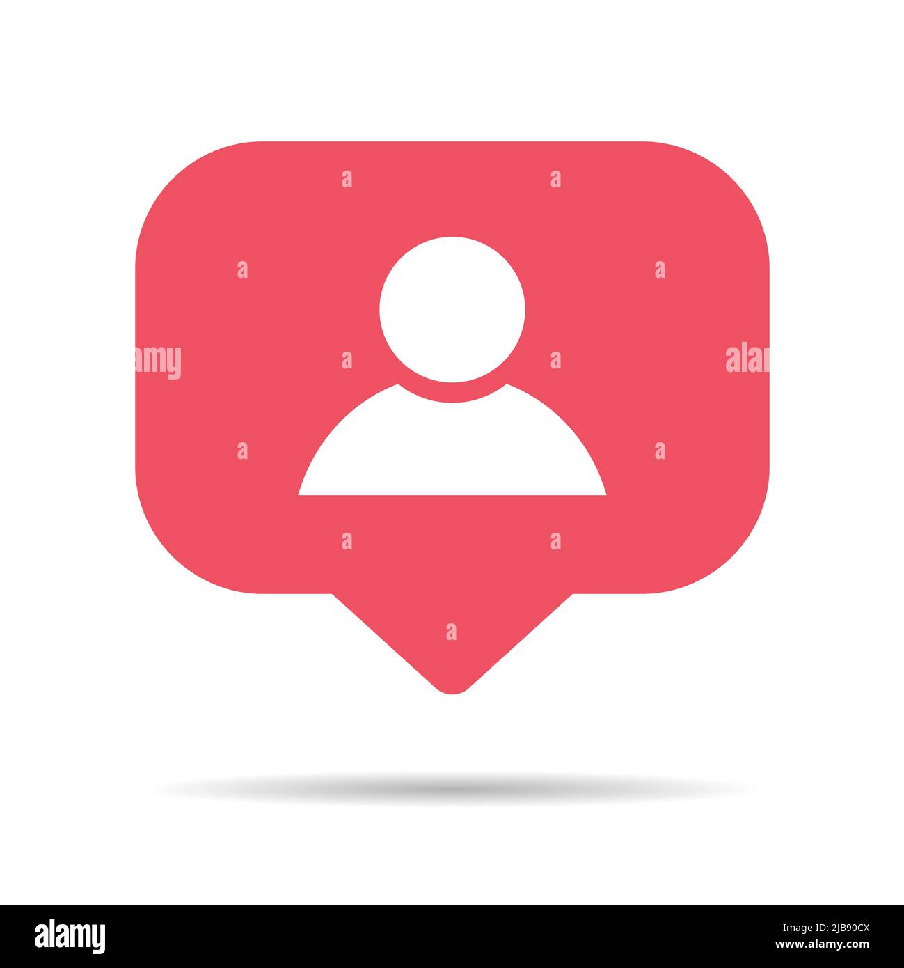 Follower notification symbol for application instagram. Web app button ...