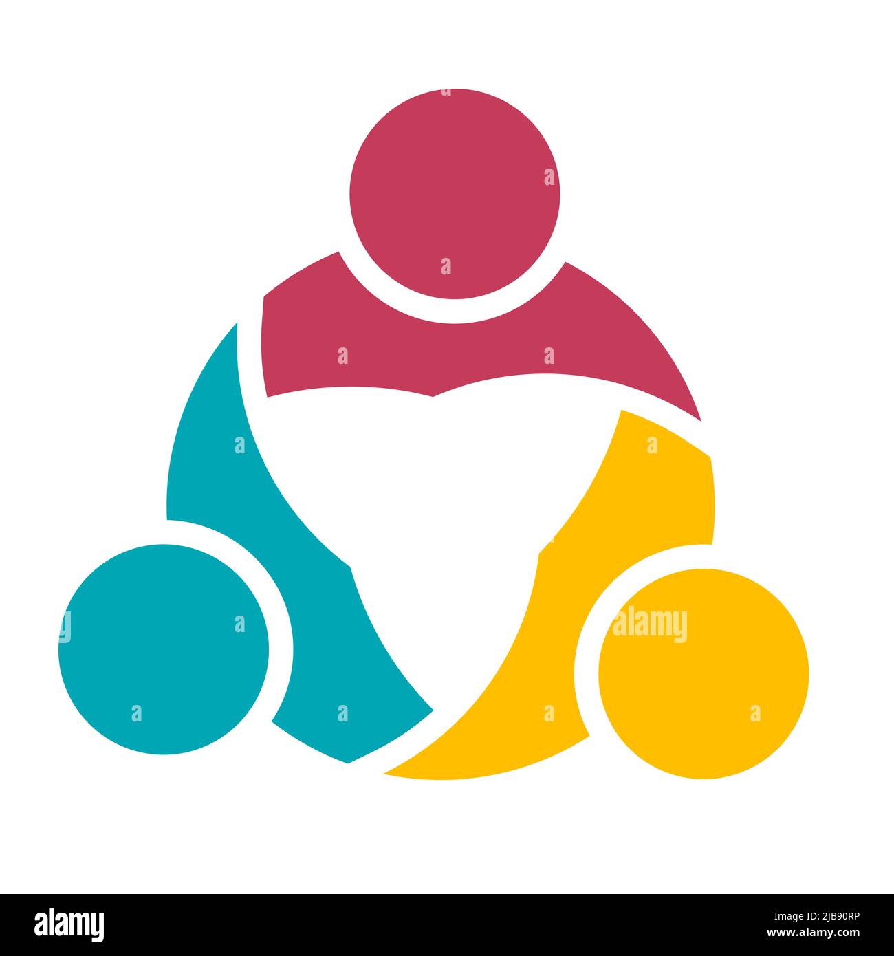 Teamwork people are meeting groups of abstract people logo team work ...