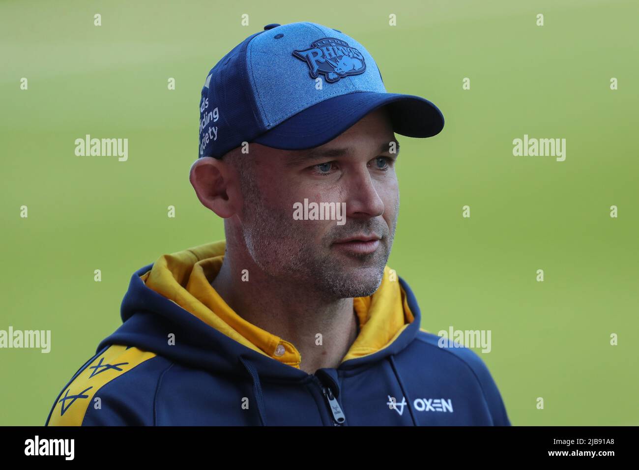 Rohan Smith Head Coach of Leeds Rhinos during the game Stock Photo - Alamy