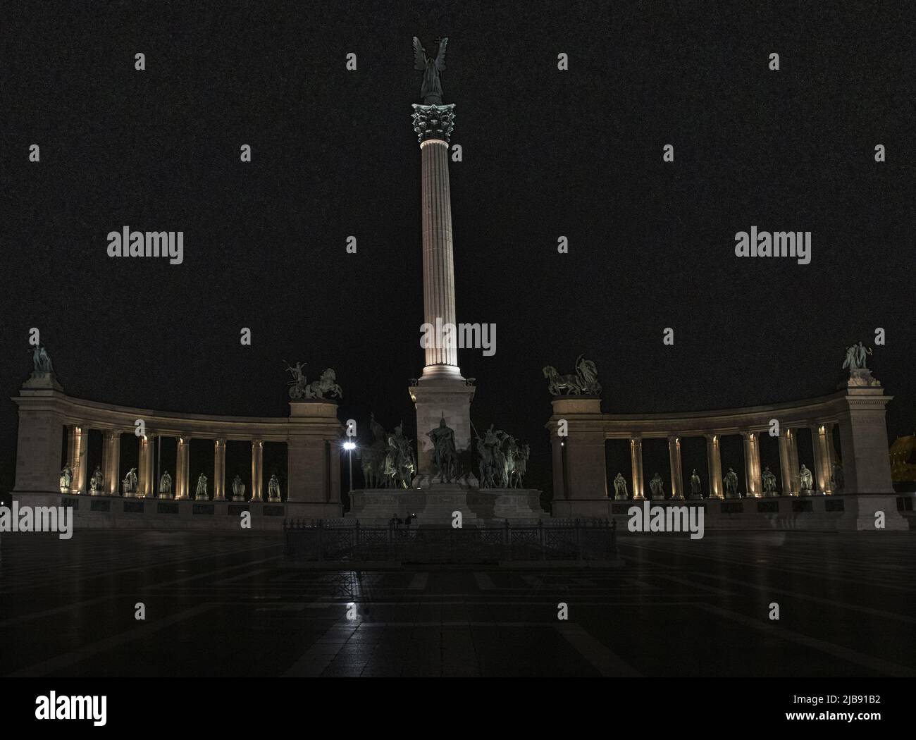 Millennium Monument on the Heroes' Square and its considered one of the ...