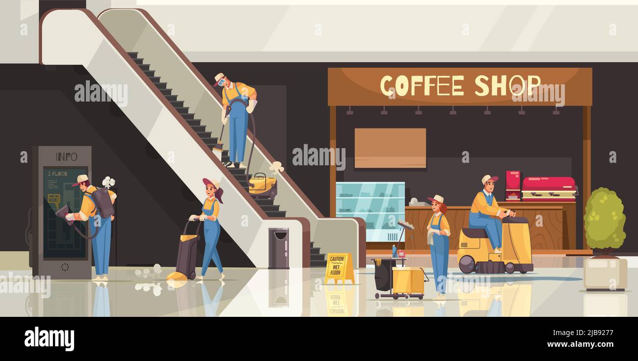 Shopping mall displays Stock Vector Images - Alamy