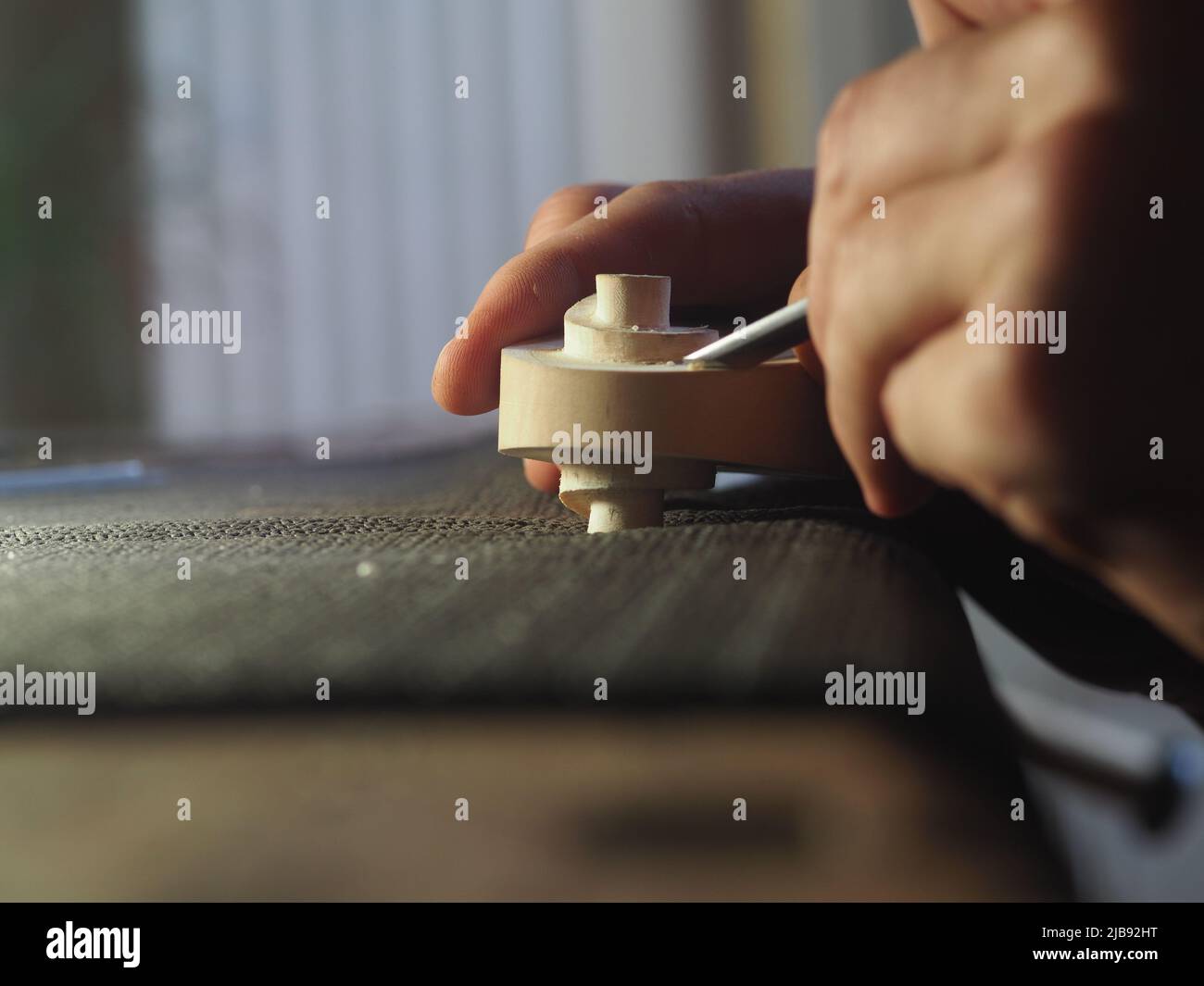 Constructing stringed musical instrument hi-res stock photography and ...