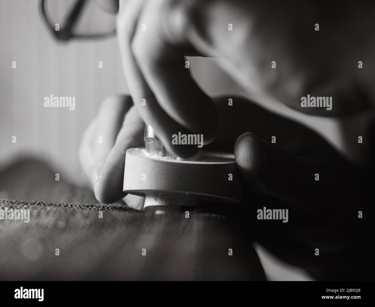 Constructing stringed musical instrument hi-res stock photography and ...