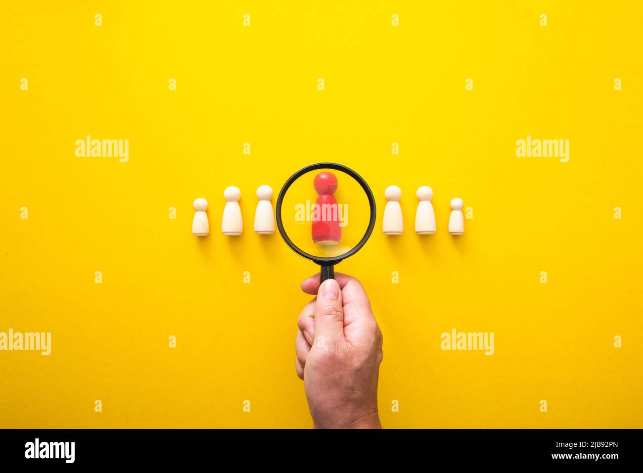 Best candidate among figures of hired people. Best employer resource ...