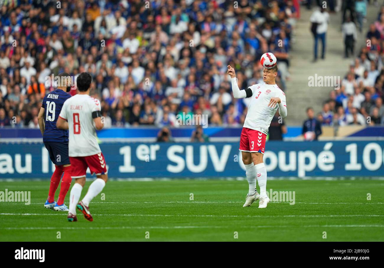 Stade de France, Paris, France. 3rd June, 2022. Jannik Vestergaard ...