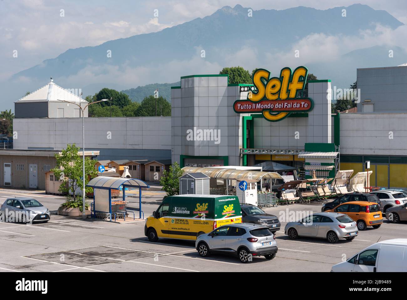 Borgo San Dalmazzo, Cuneo, Italy - June 03, 2022: SELF bricolage store ...