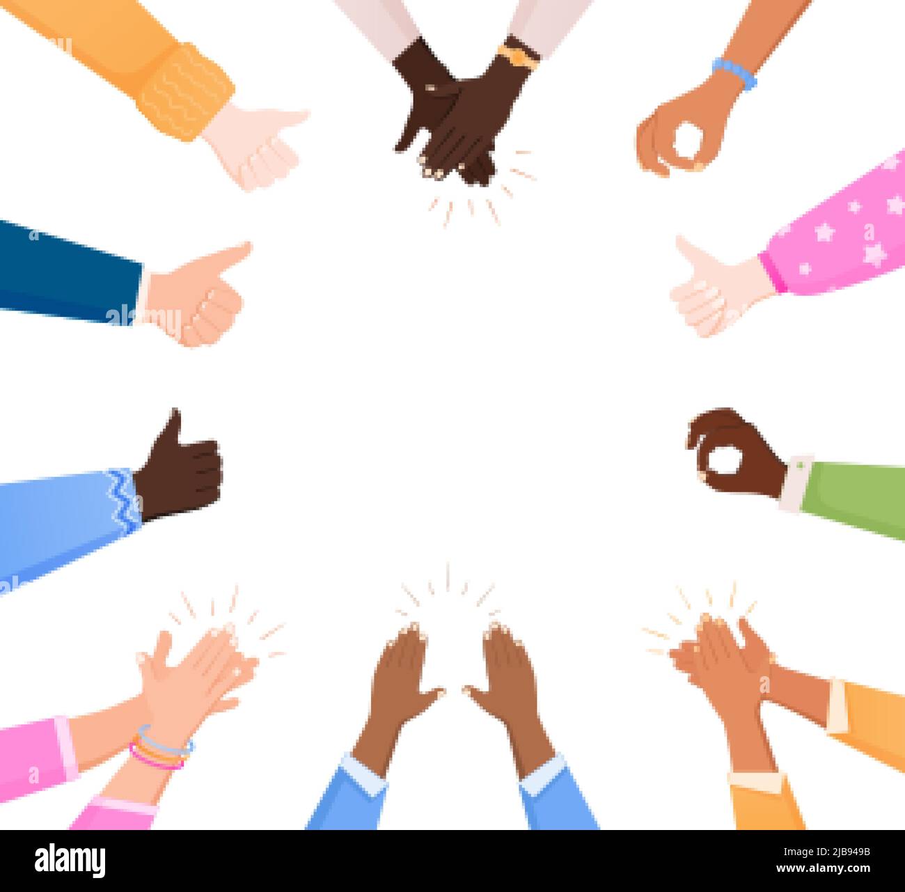 Hands clapping graphic hi-res stock photography and images - Alamy