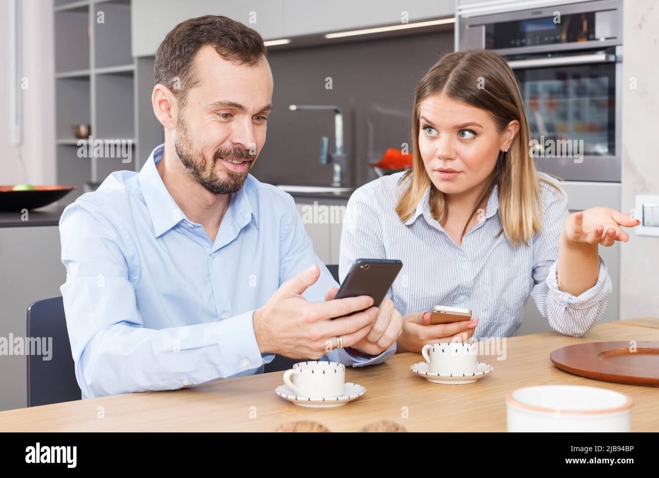 Despair spouses hi-res stock photography and images - Alamy