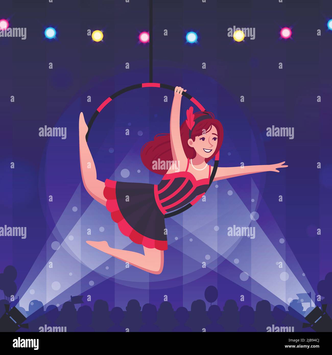 Circus Acrobat Cartoon