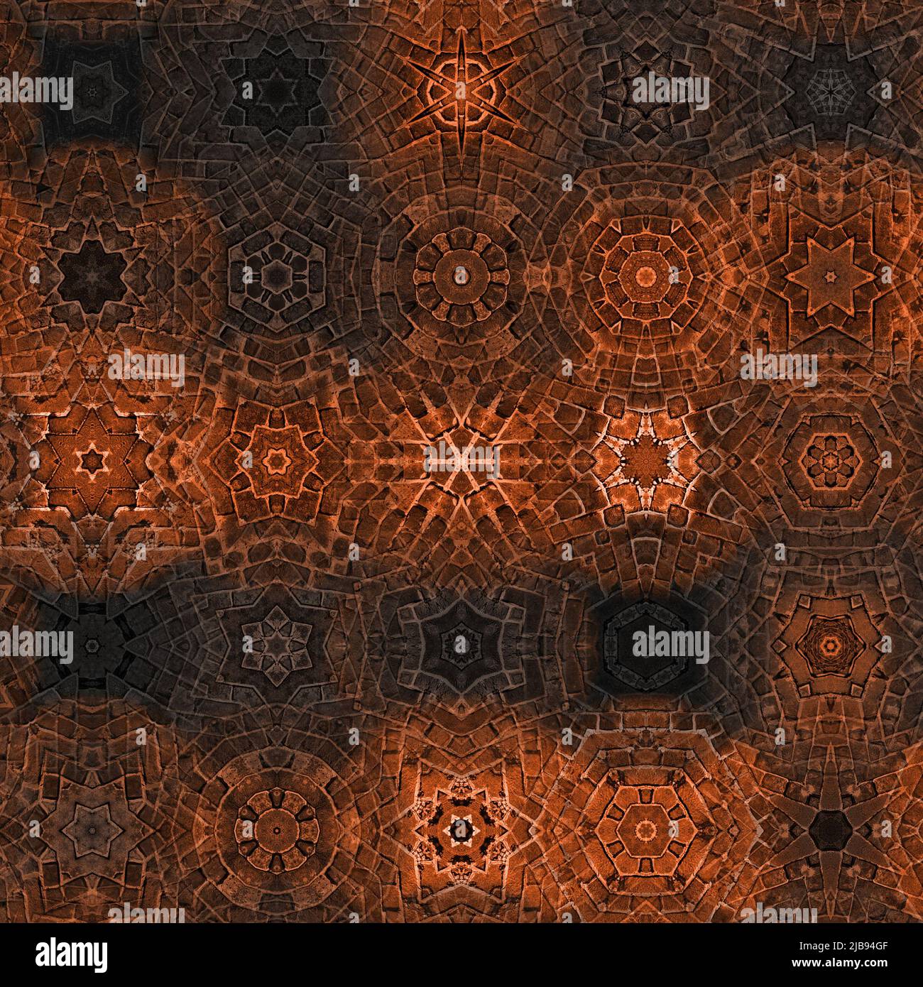 Abstract Computer generated Fractal design. A fractal is a never-ending ...