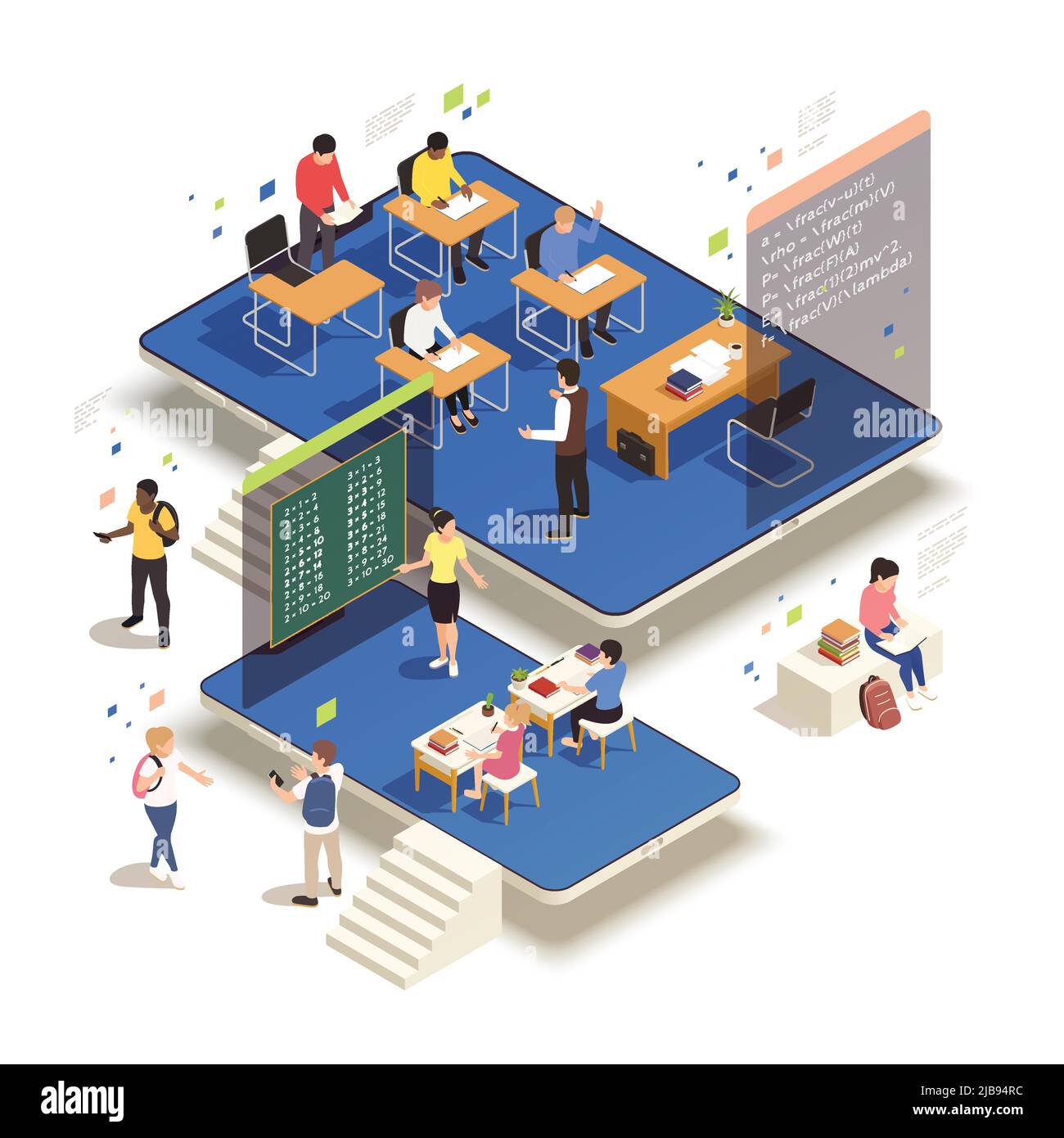 Classroom monitors Stock Vector Images - Alamy