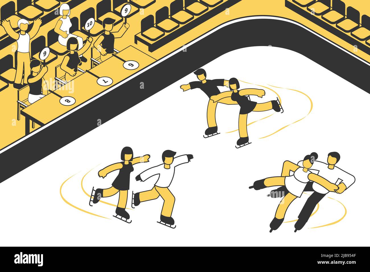 Participating in sports Stock Vector Images - Alamy