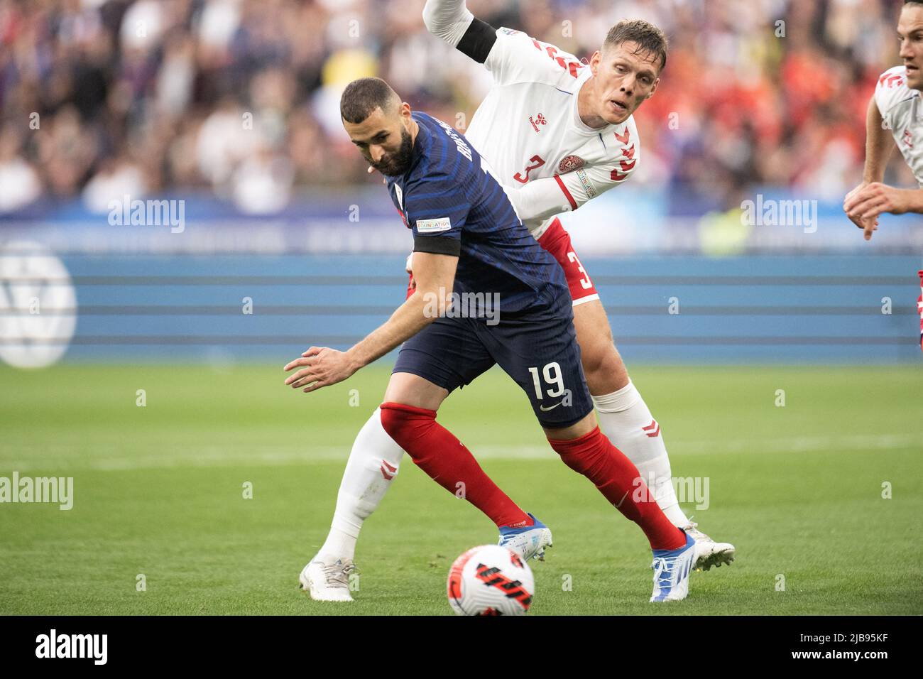 Karim Benzema of France in action during the UEFA Nations League League ...
